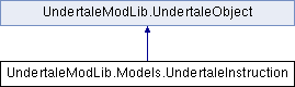 UMT doc: UndertaleModLib.Models.UndertaleInstruction Class Reference