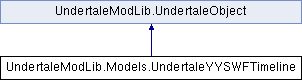UMT doc: UndertaleModLib.Models.UndertaleYYSWFTimeline Class Reference